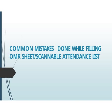 Common_Mistake_OMR_SAL.head.physics.@gmail.compptx | PPT