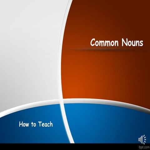 Common Nouns | PDF