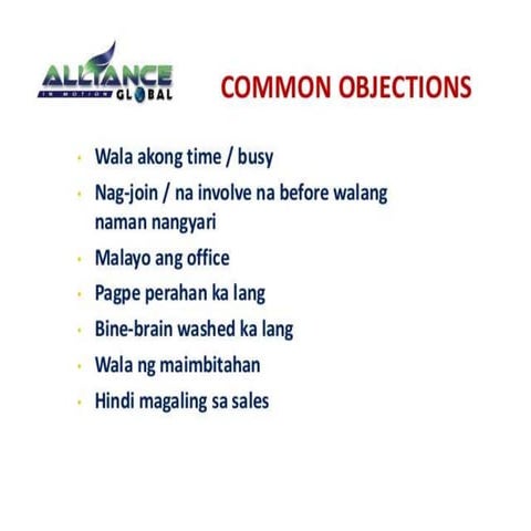 Common Objection | PPTX