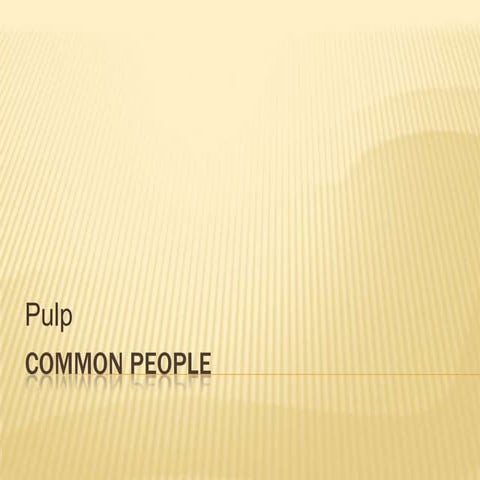 Common people | PPT