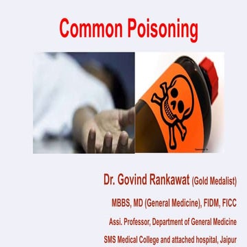 Common Poisoning organophosphorous Celphos | PPTX