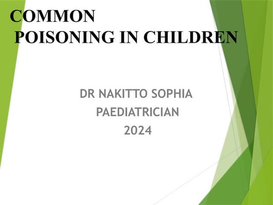 Poisoning & its management | PPT | Digestive Disorders | Diseases and ...