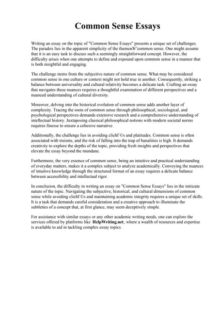 Common Sense Essay.pdf