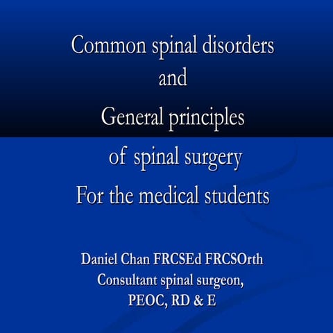 Common spinal problems for students | PPT | Physical Therapy | Wellness