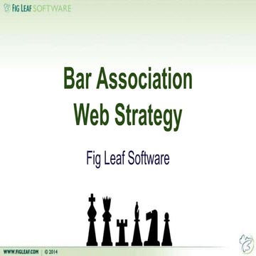CommonSpot CMS Bar Association Web Strategy by Bret Peters of Fig Leaf ...