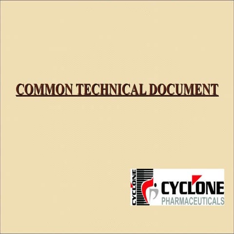 Common technical document | PPT