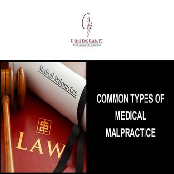 Common Types of Medical Malpractice | PDF