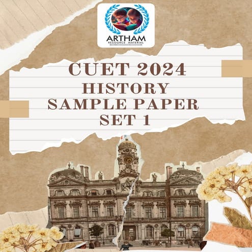 Common University Entrance Test History 2024 Sample Paper With Solution ...