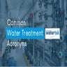 Common Acronyms of water treatment terminologies | PDF