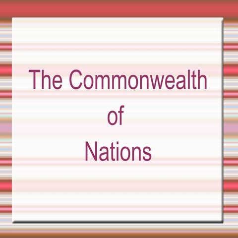 The Commonwealth of Nations | ODP