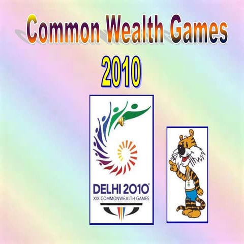 COMMONWEALTH GAMES 2010 | PPT