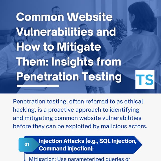 Common Website Vulnerabilities And How To Mitigate Them Insights From Penetration Testingpdf