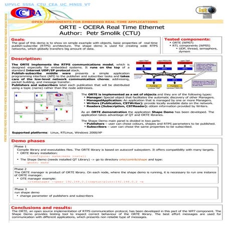 ORTE - OCERA Real Time ethernet | PDF | Computer Networking | Computing