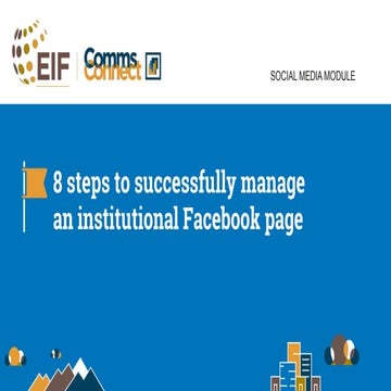 How to manage an institutional Facebook account | PPTX