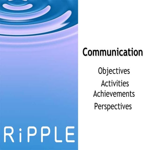 RiPPLE Communications | PPT