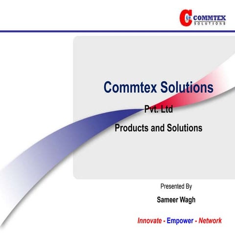 Commtex solutions | PPTX