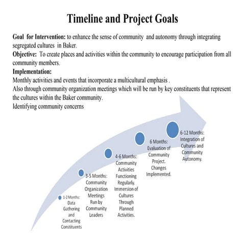 Baker Community Project Timeline | PPT