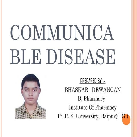 Communicable disease | PPT
