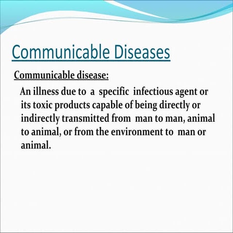 Communicable Disease Definition Communicable Disease Prevention