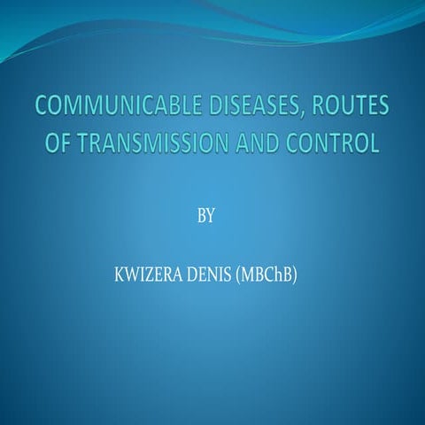 HORIZONTAL AND VERTICAL transmision of infectious | PPTX
