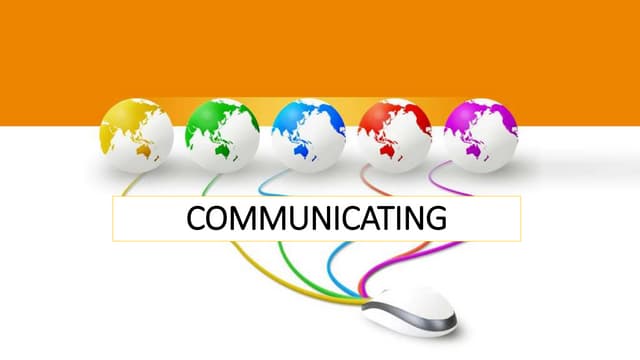 Engineering Management ( Communicating ) | PPT