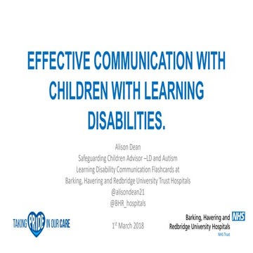 Barking, Havering and Redbridge University Hospitals NHS Trust ...