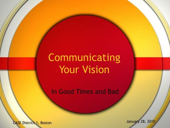 Week 8, Communicating Organizational Vision | PPT