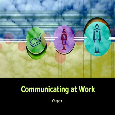 Communicating at work chapter 1 (buss. English) | PPT
