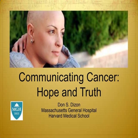 Communicating hope and truth: A presentation for health care ...