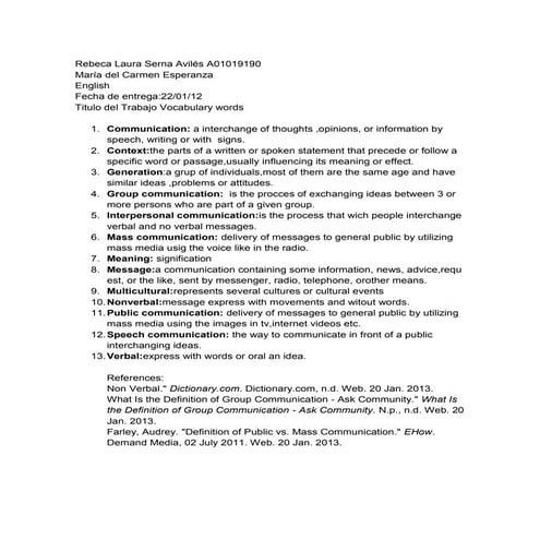 Communication | DOCX | Technology & Computing