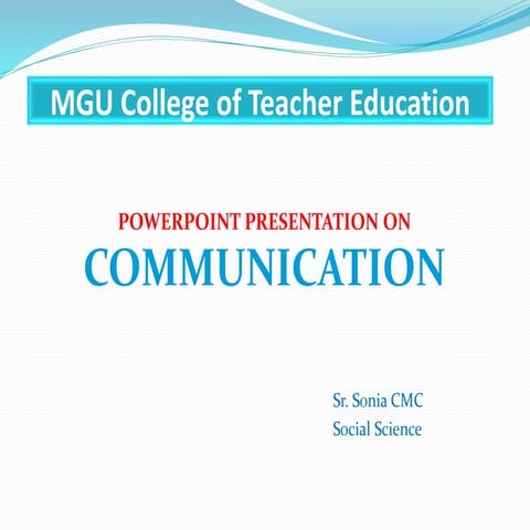 Communication | PPTX