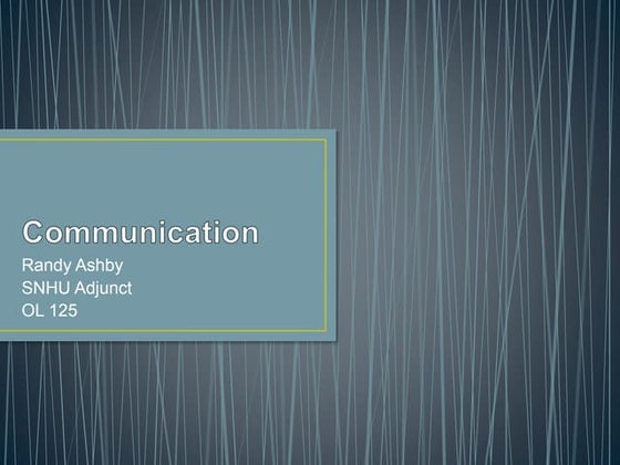 Factors affecting communication | PPTX