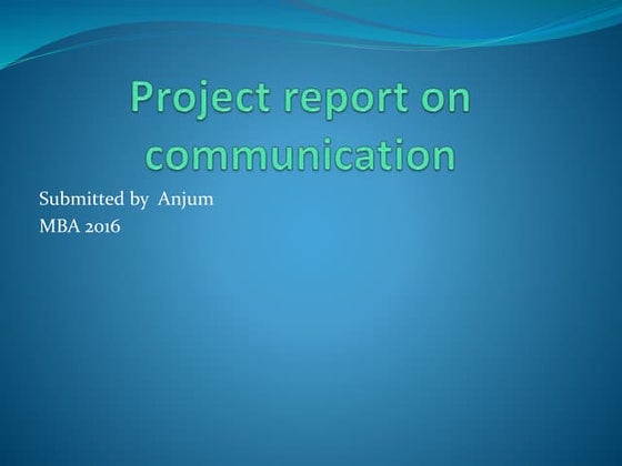 Presentation on telephonic technique | PPT
