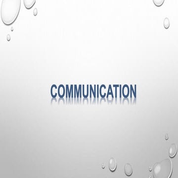 Communication and Its Type | PPTX