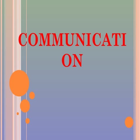 Communication | PPT