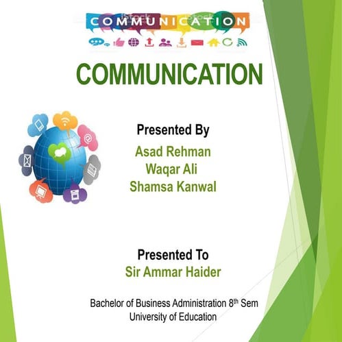 Communication | PDF
