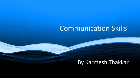 Communication skills for class X CBSE IT | PPTX