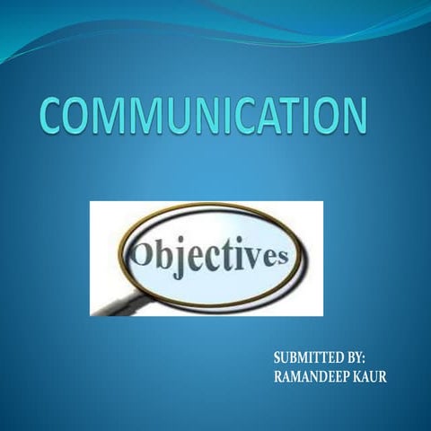 BASIC PRESENTATION FOR COMMUNICATION SKILLS | PPSX