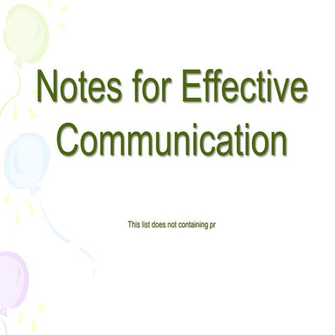 Communication, types of effective communication.ppt