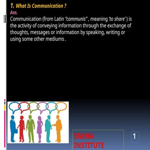 Two important parts of Oral Communication are | PPTX