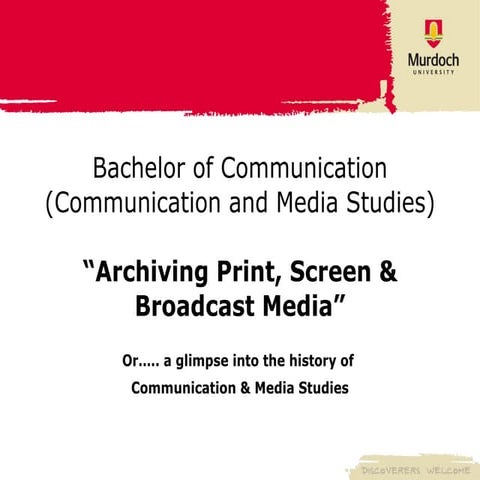 Communication And Media Studies | PPT