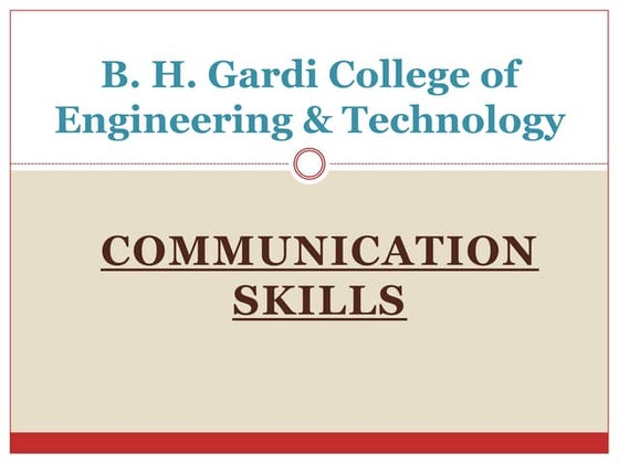 Best practice of communication skills in education, | PPT