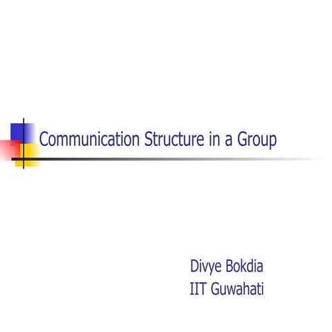 Communication Structure in a Group | PPT