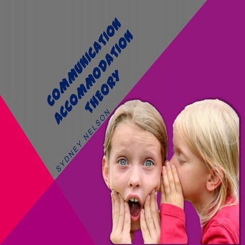 Interaction Adaptation Theory of Interpersonal Communication | PPTX