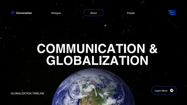 Globalization and Communication | PPTX | Business | Business and Finance