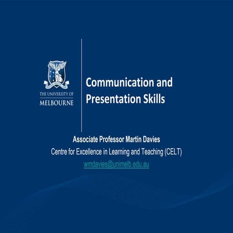 Communication and presentation skills | PPTX