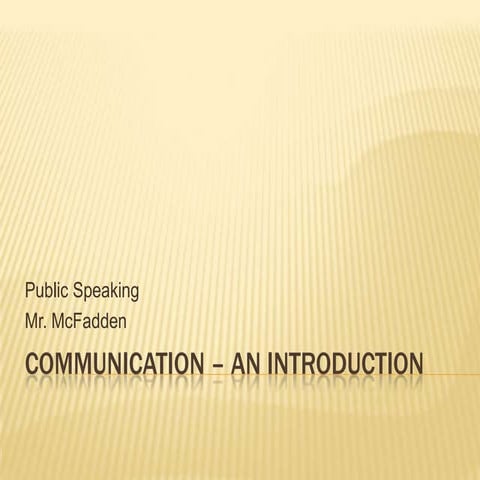 Communication – An introduction | PPTX | Email | Internet