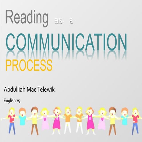 Communication as a reading process | PPT
