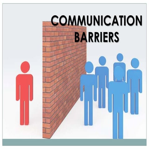 Communication barriers | PPTX | Medical Health