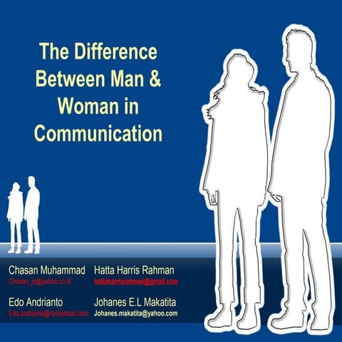 Communication Based on Gender (2014) | PPT